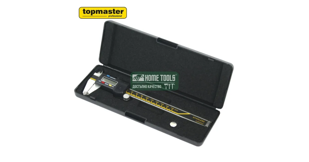 Шублер дигитален Topmaster 150 mm - точност и удобство за вашите измервания - HomeTools.bg